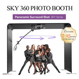 Sky 360 Booth,360 Photo Booth – Solid Custom Print